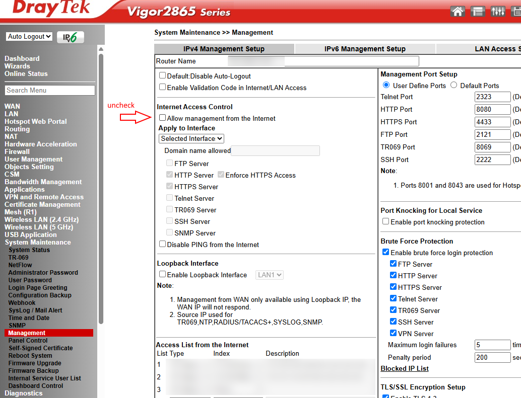 Draytek Router Issue - March 24th 2025
